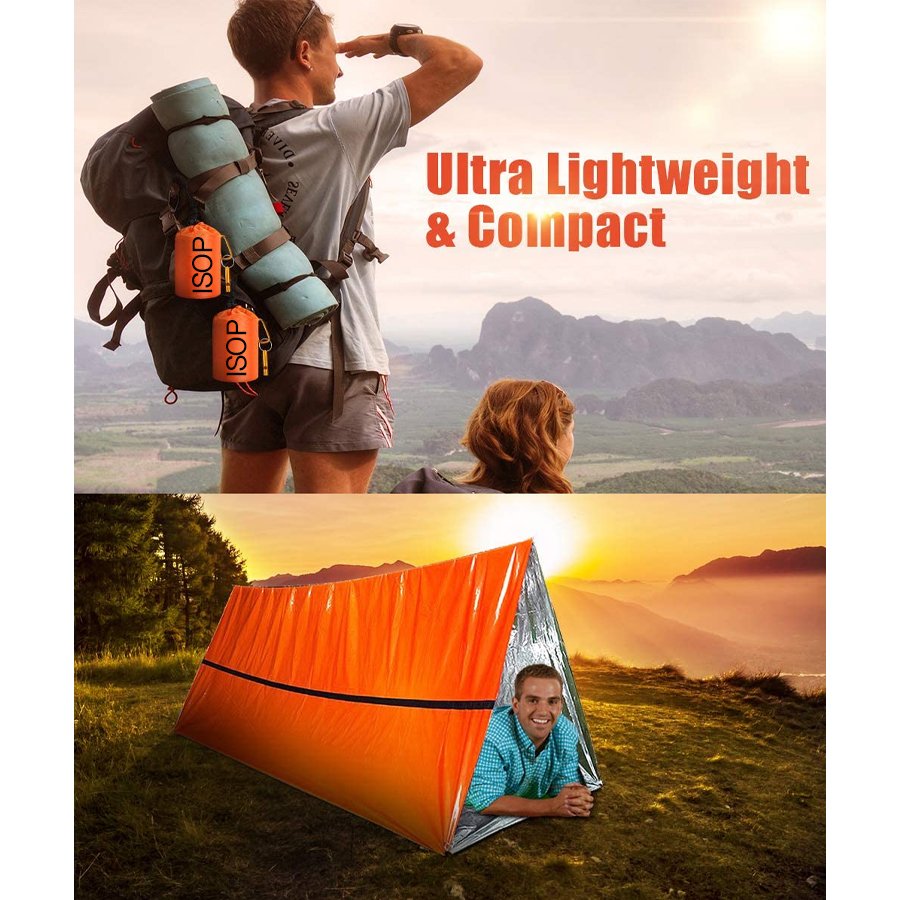 Emergency Survival Tent Shelter for 2 People | Ultralight & Extra Large ...