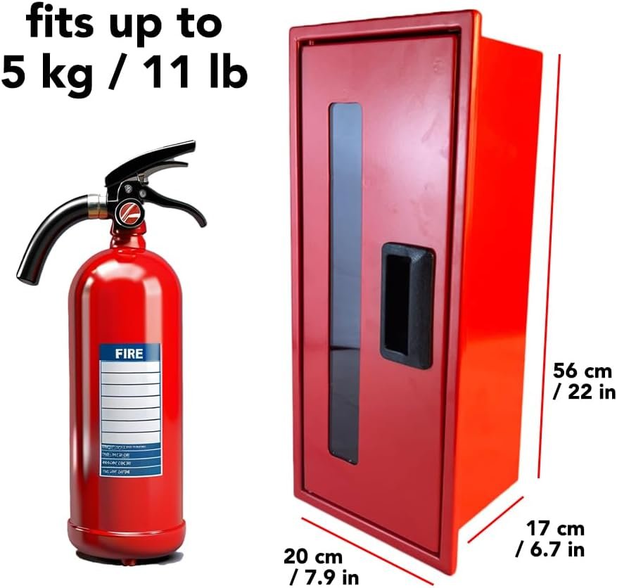 Caja De Extintor de Incendios de Gran Tamaño | 58 * 23 * 18 cm - ISOP ...
