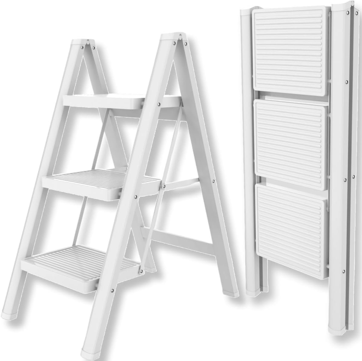 ISOP 3 Step Ladder White - ISOP UK
