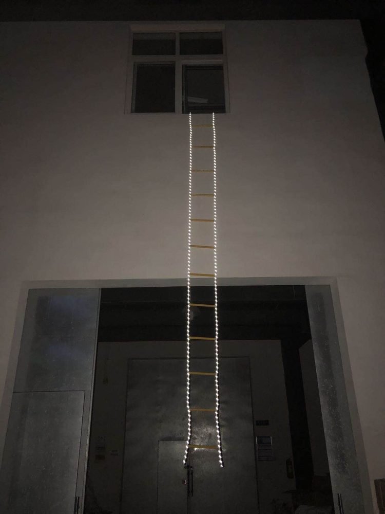 Emergency Ladder with Standoffs 16ft Fire Rescue Rope Ladder