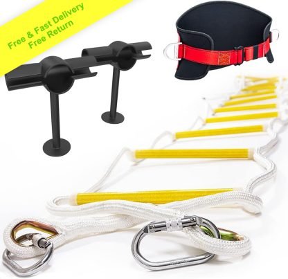 Safety Ladder 32 ft with Stand-Off Stabilizers - ISOP USA