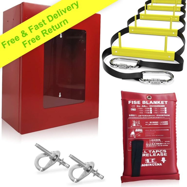 Fire Escape Ladder 2 Storey 13ft (4m) with Cabinet - ISOP USA