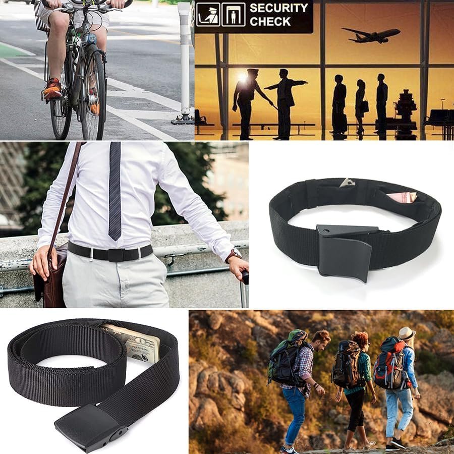 ISOP Travel Hidden Pocket Belt for Money - ISOP USA